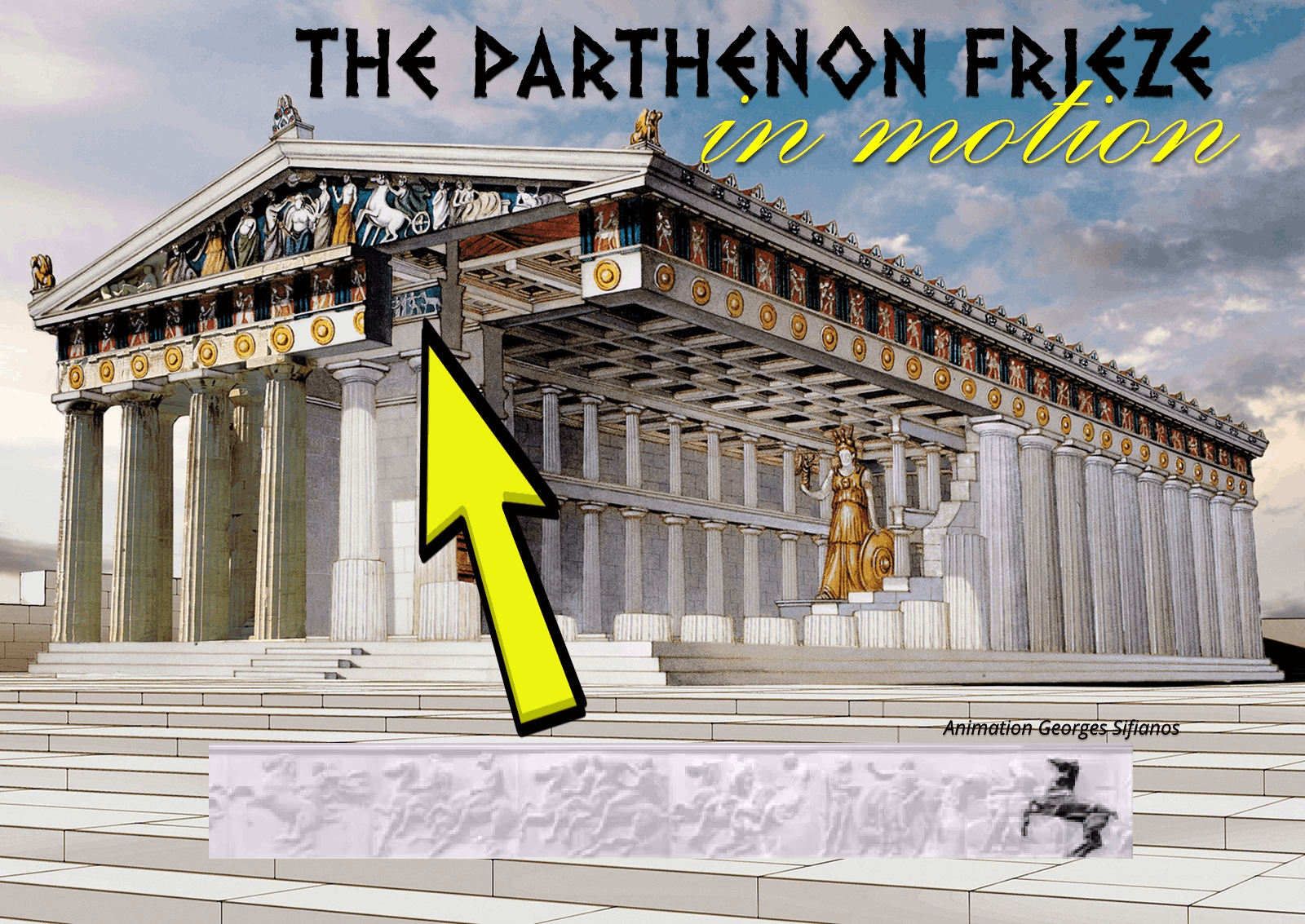 Parthenon Frieze animated title image